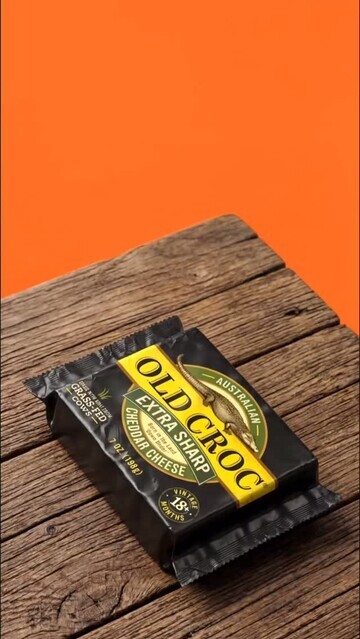 Old Croc Cheese - Australia Grass Fed Cheddar Cheese