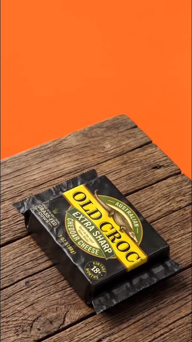 Old Croc Cheese - Australia Grass Fed Cheddar Cheese